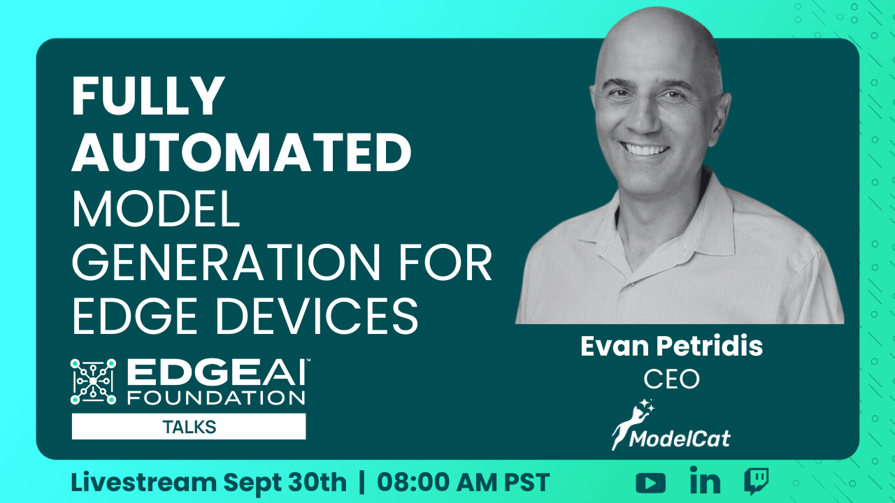 EDGE AI Talks: Fully Automated Model Generation for Edge Devices - EDGE ...